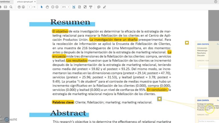 Como Se Hace Un Resumen De Un Articulo Cientifico Ejemplos